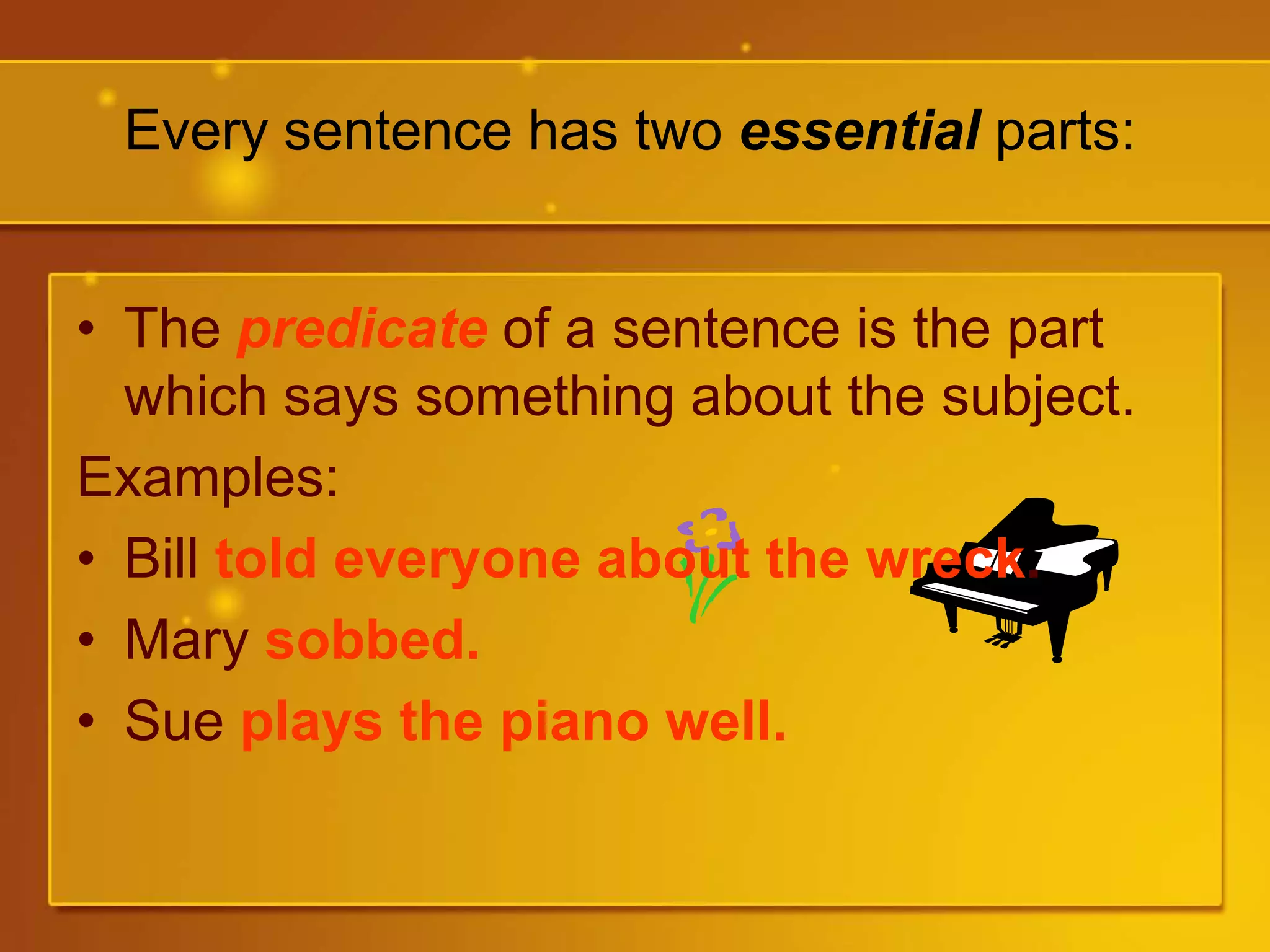The sentence | PPTX