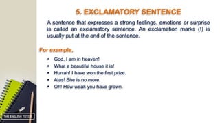 The sentence | PPSX | Educational Assessment | Education
