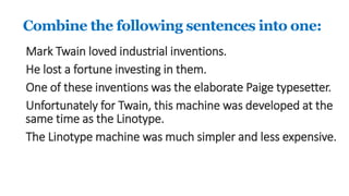 The sentence revisited # 05 | PPT