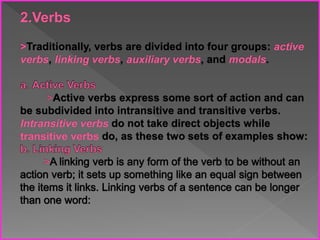 The sentence patterns | PPT