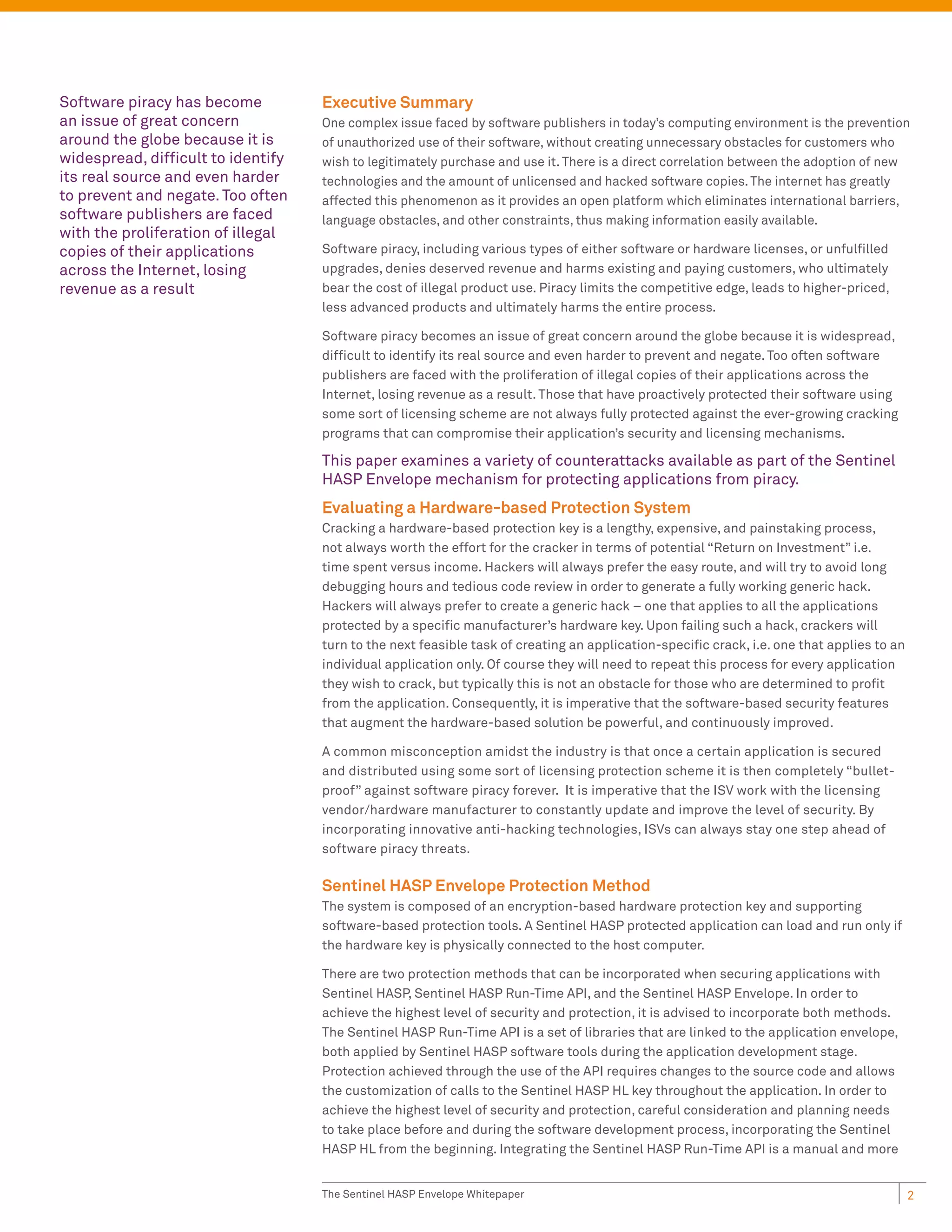 Sentinel HASP Envelope | PDF | Computing | Technology & Computing