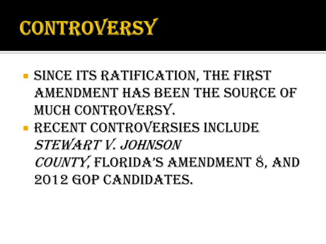 The separation of church and state and the first amendment | PPTX