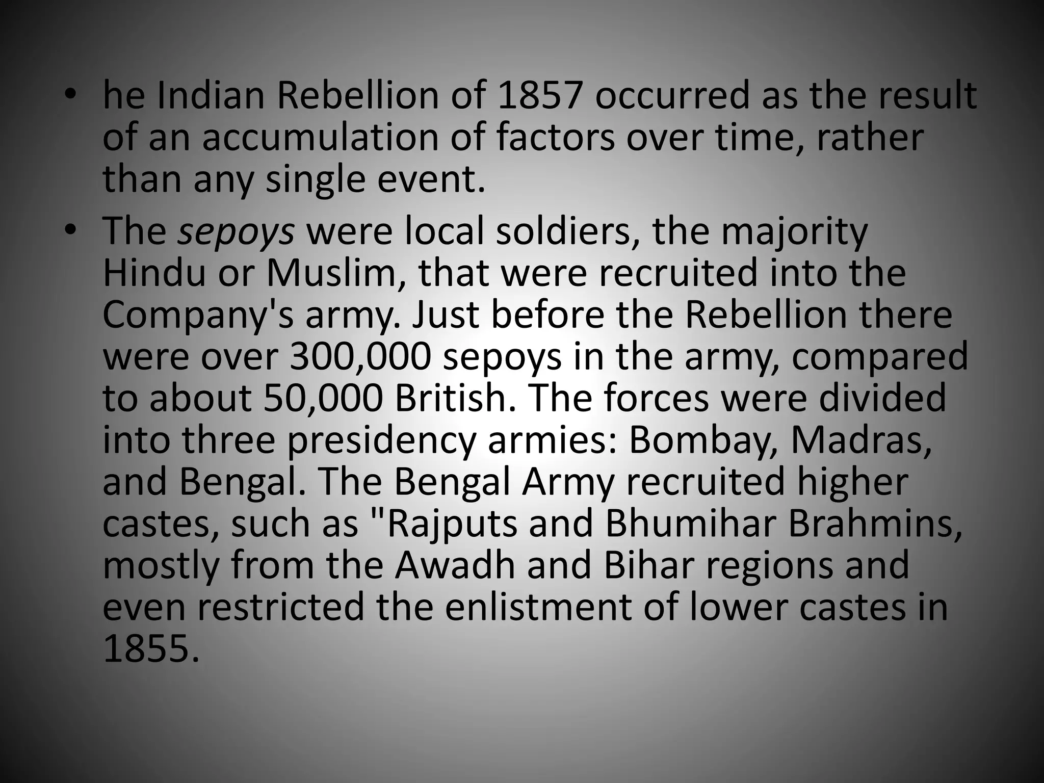 The sepoy munity | PPTX