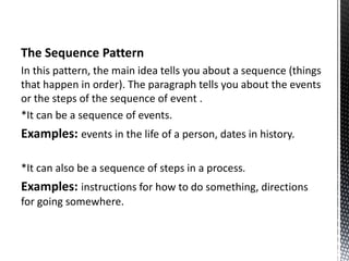 The sequence pattern | PPTX