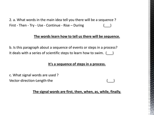 The sequence pattern | PPT