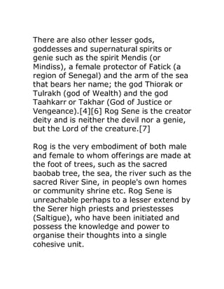 The serer religion.. | PDF