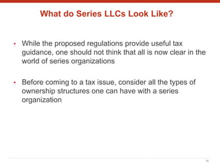 The Series LLC: 10 Reasons to Just Say No | PPTX