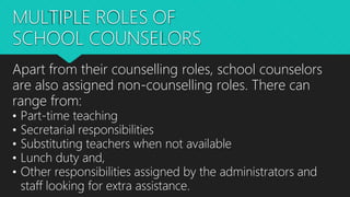 The process, setting and tools of counseling. | PPTX