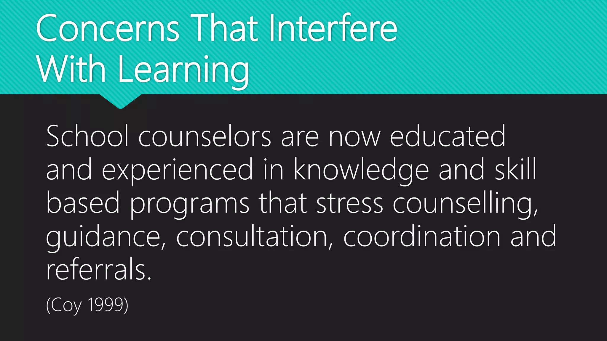 The setting, processes, methods, and tools in counseling | PPTX