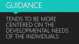 The setting, processes, methods, and tools in counseling | PPTX