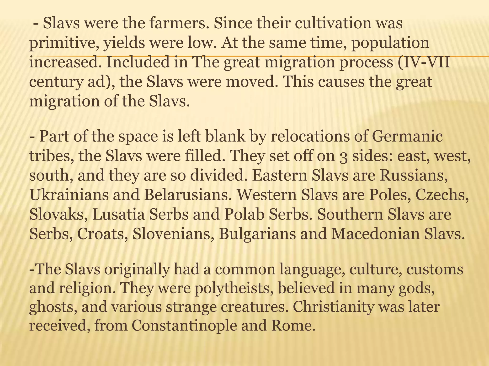 1 - The settlement of the Slavs in the Balkan | PPTX
