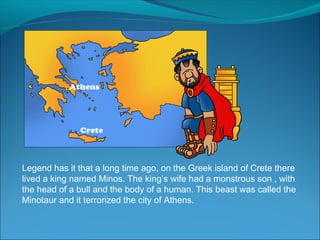 Greek MythTheseus and the minotaur | PPT