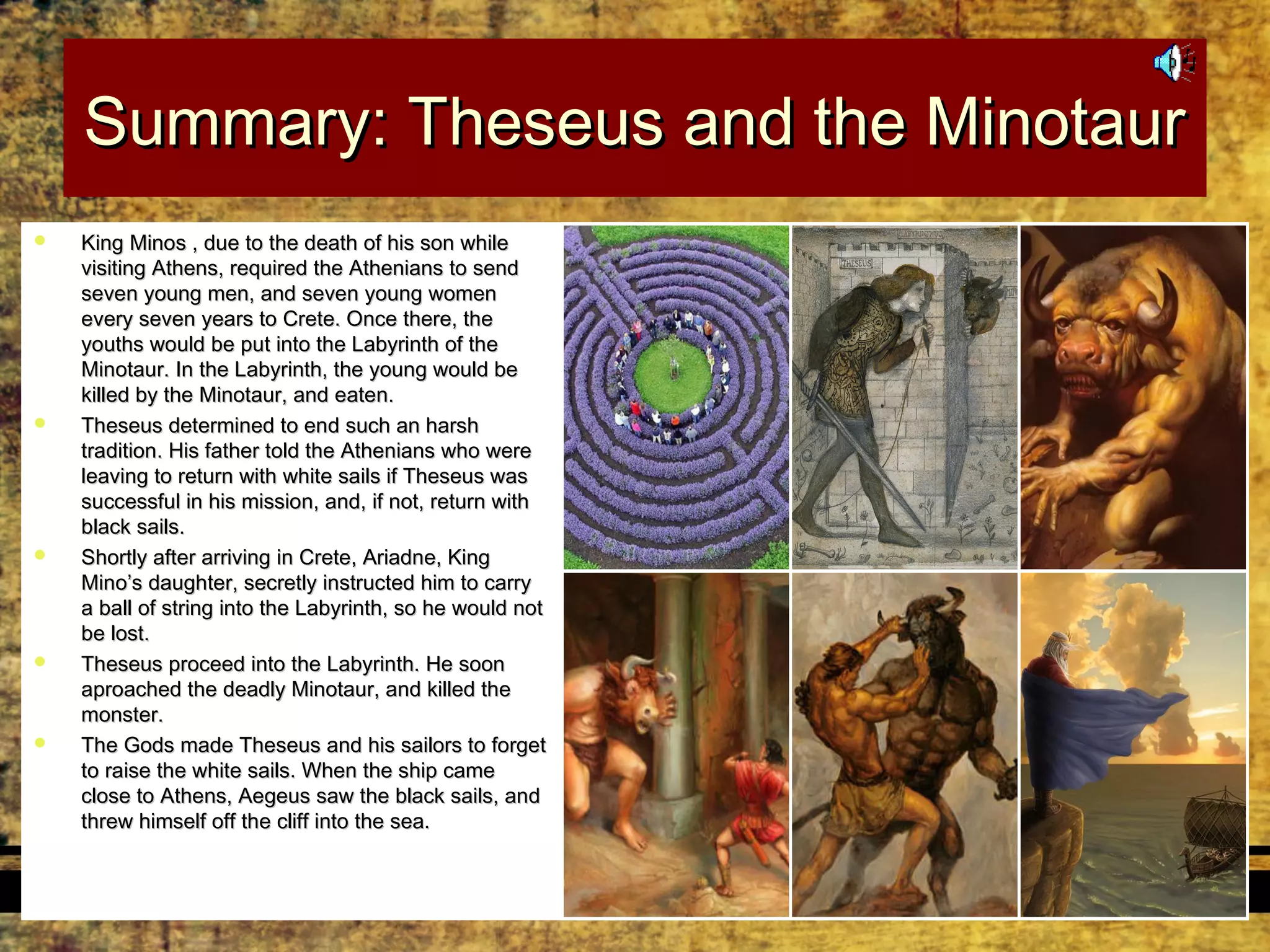Theseus the hero | PPT