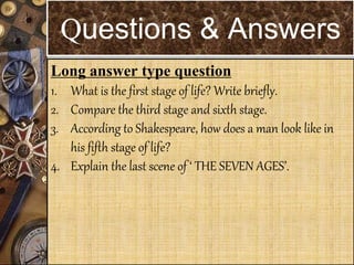 The seven ages | PPTX