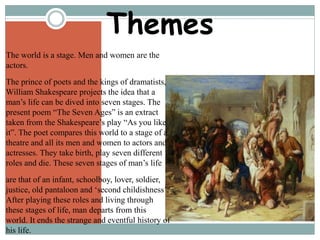 The seven ages | PPTX