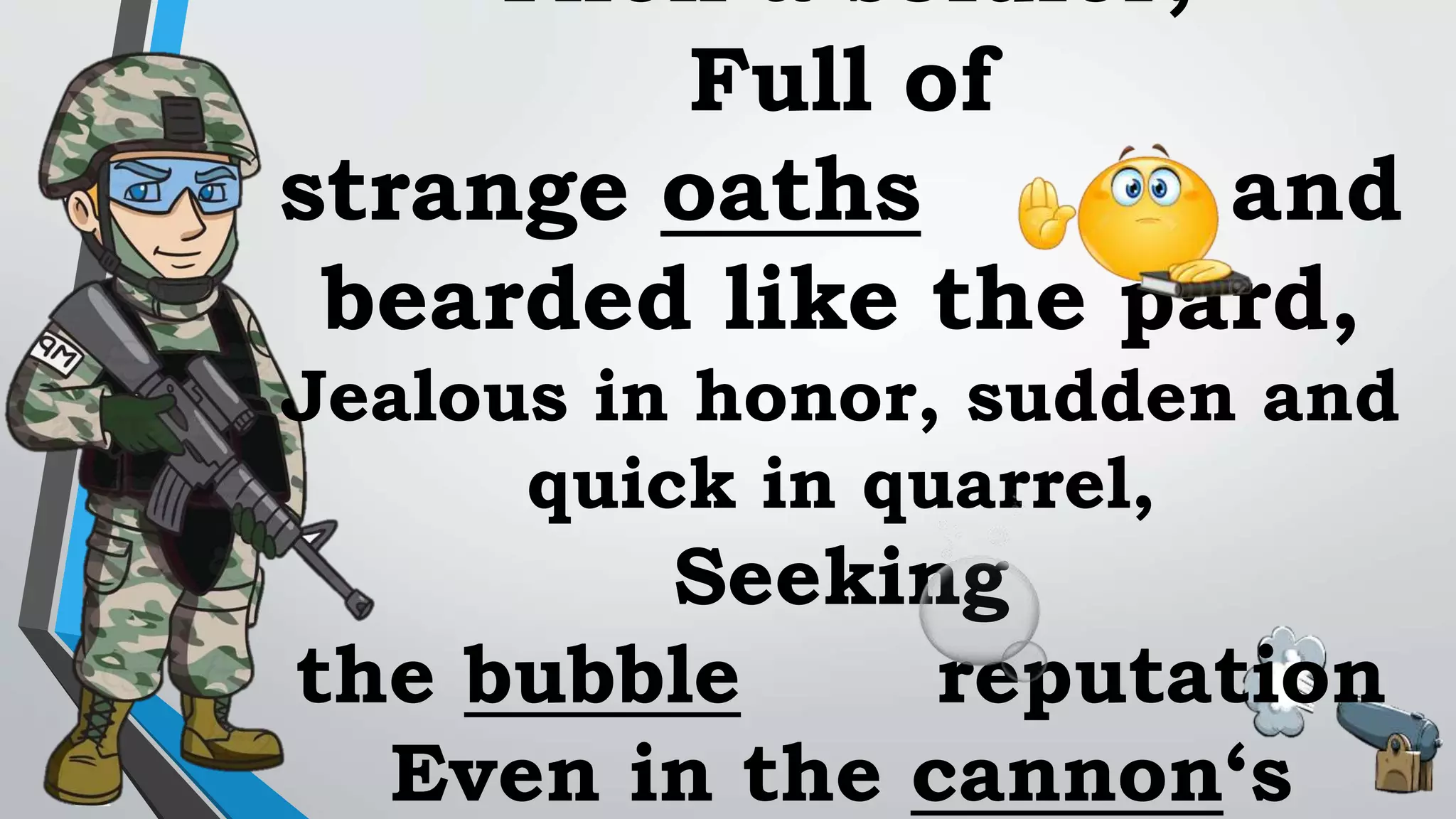 The seven ages of man | PPTX