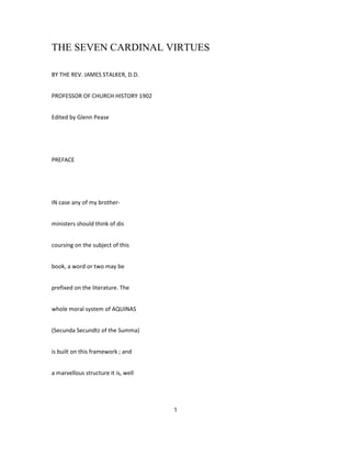 The seven cardinal virtues | PDF