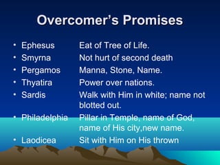The Seven Churches of Revelation | PPT