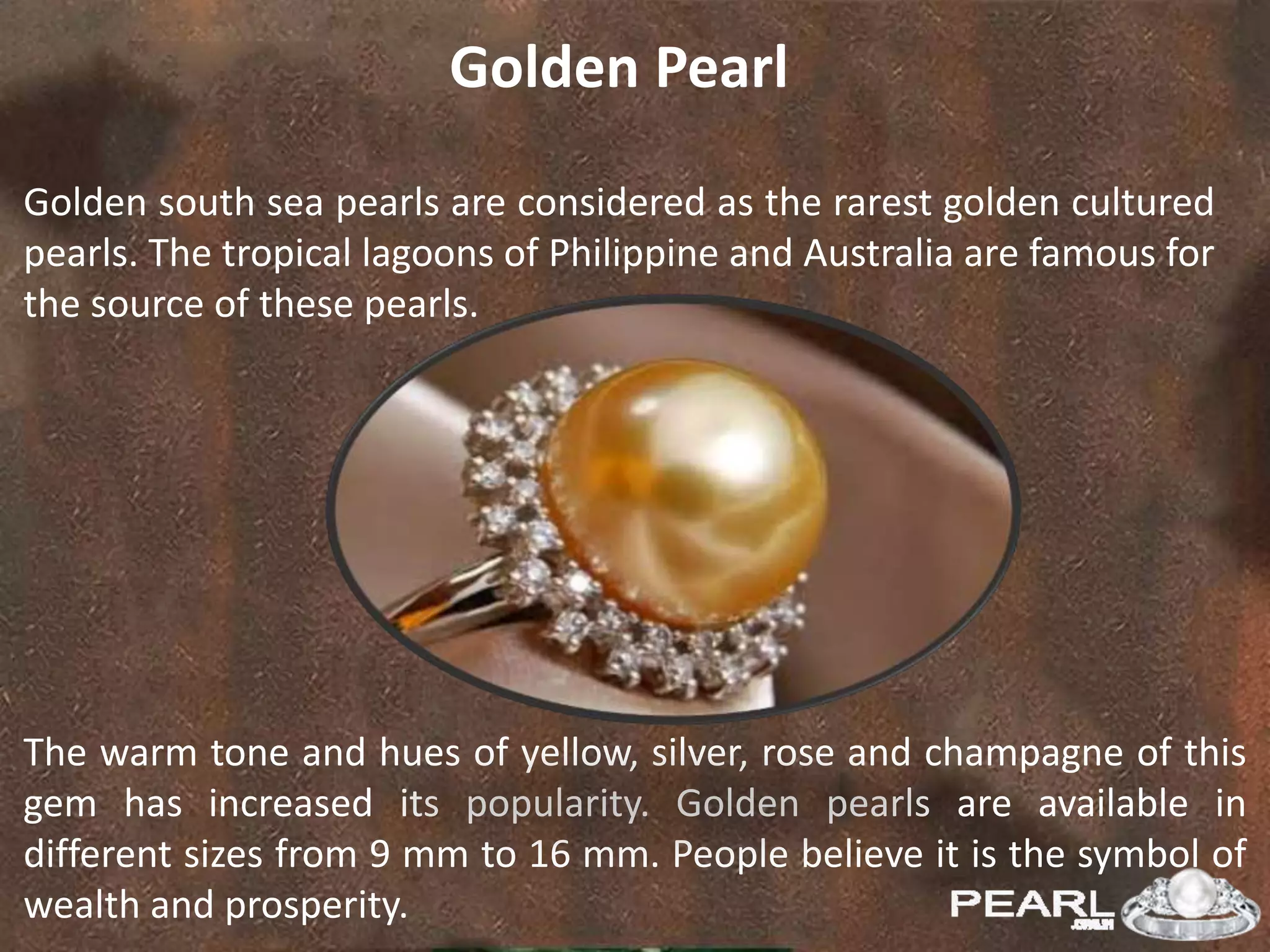 Beautiful Seven Colors Of Pearl Gemstones | PPTX | Geology | Science