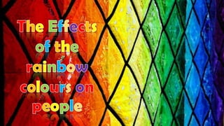 The Seven Colours of The Sky | PPTX