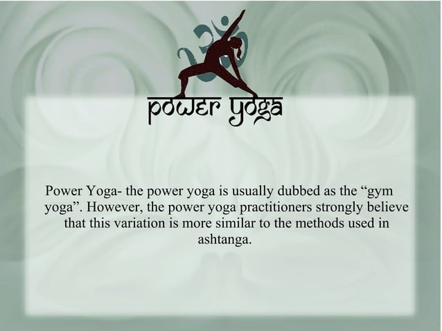 The seven common types of yoga | PPT