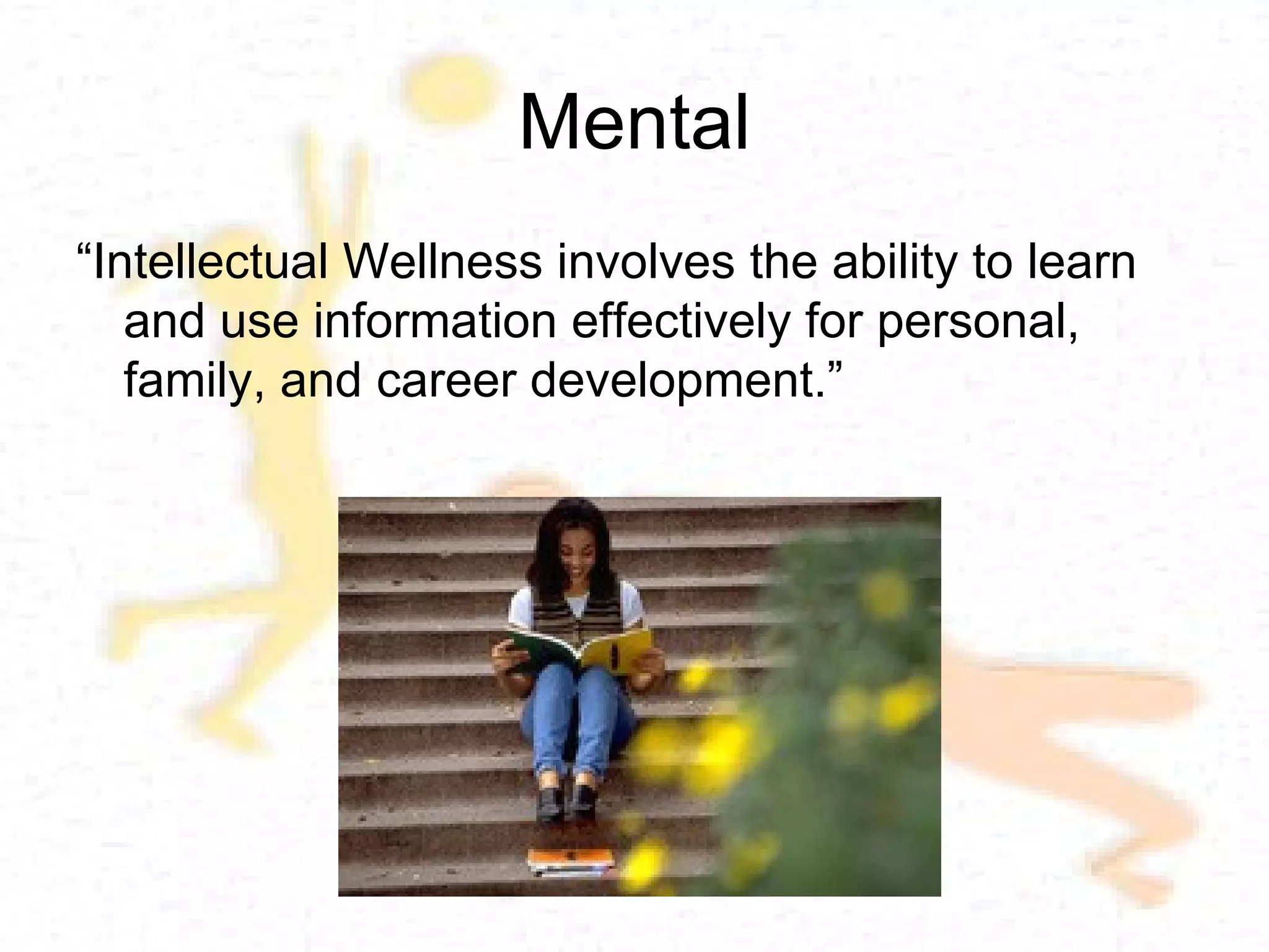 The seven components of wellness | PPT