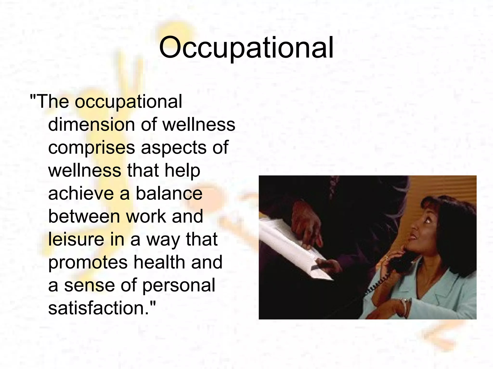The seven components of wellness | PPT