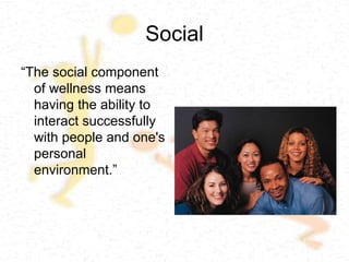 The seven components of wellness | PPT