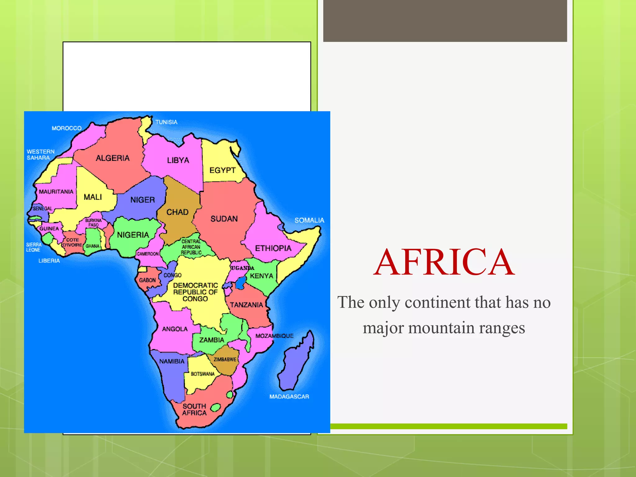 The seven continents best | PPTX