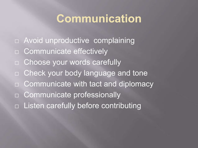 THE SEVEN C’S IN NURSE/PHYSICIAN RELATIONSHIP - By Joyce Asabor | PPT