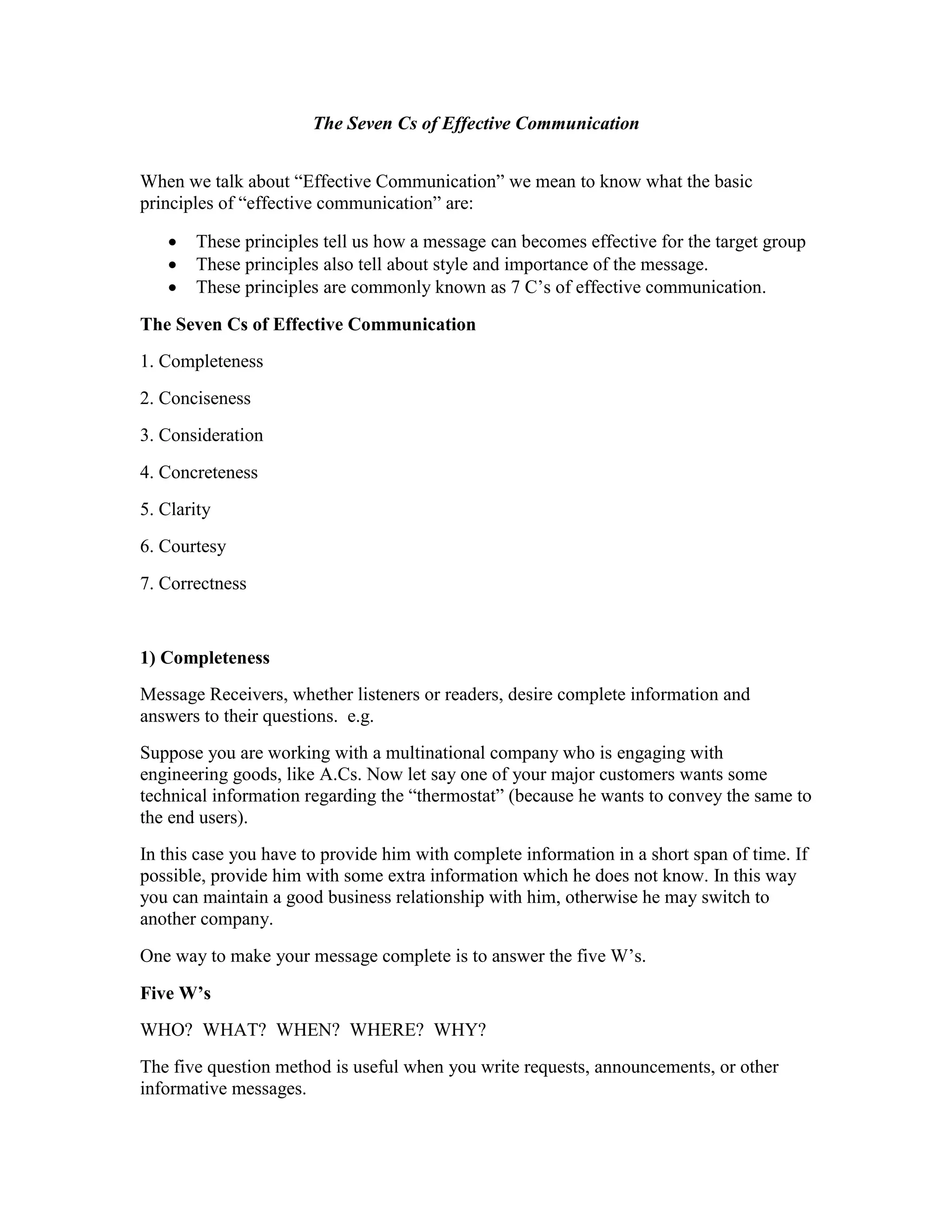 The Seven Cs of Effective Communication.docx