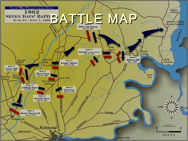 THE SEVEN DAYS' BATTLES | PPT | Death, Injury, or Military Conflict ...