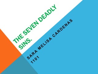 The seven deadly sins | PPT