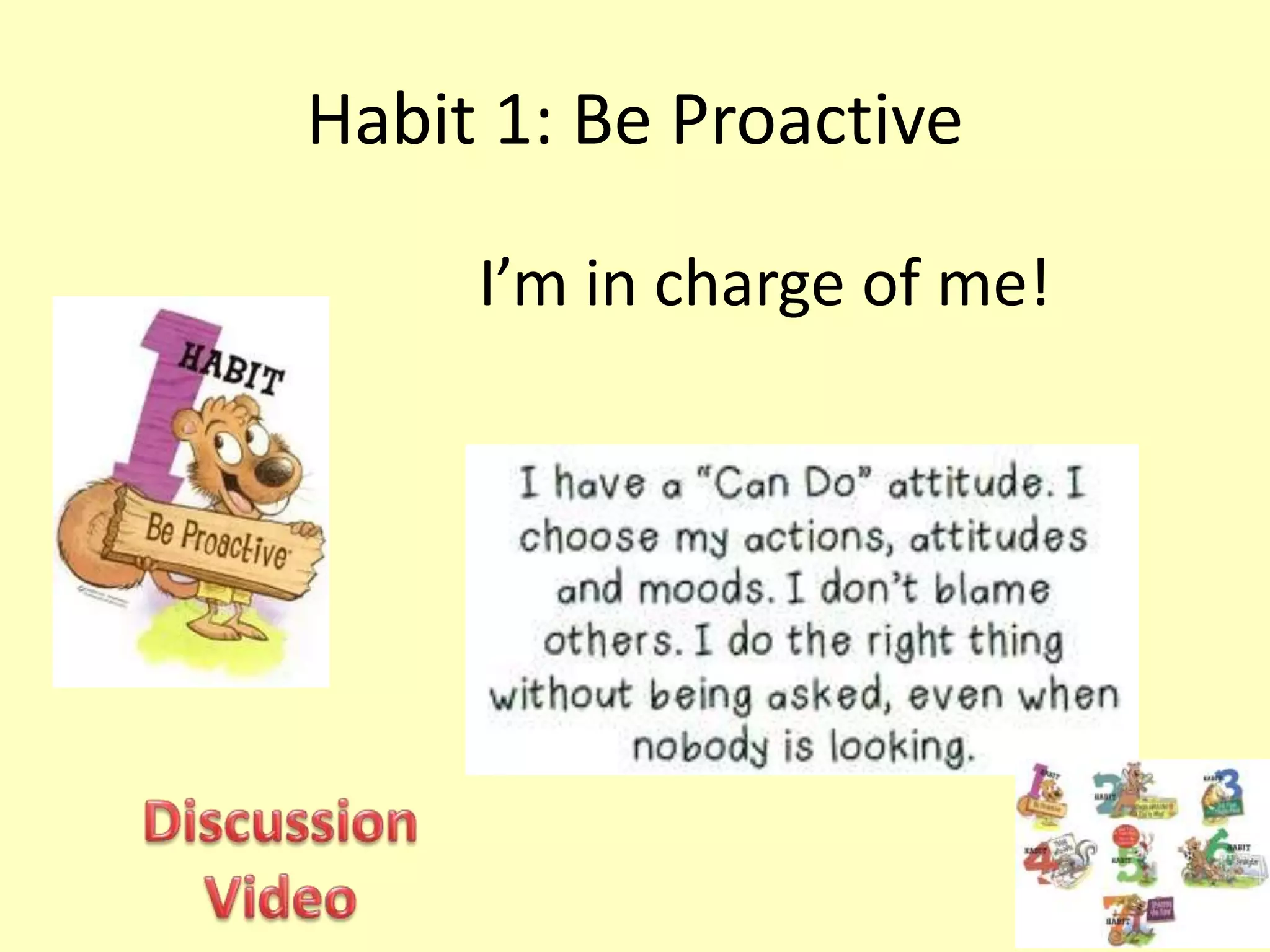 The seven habits | PPTX