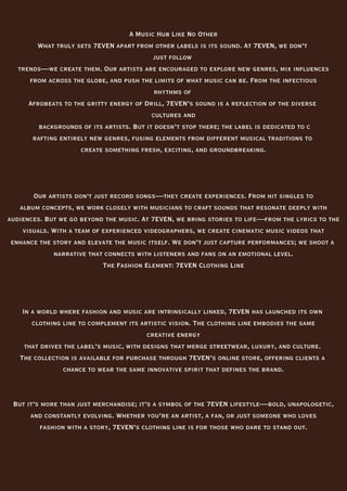 THE 7EVEN MUSIC STUDIOS AND ENTERTAINMENT | PDF | Free Download