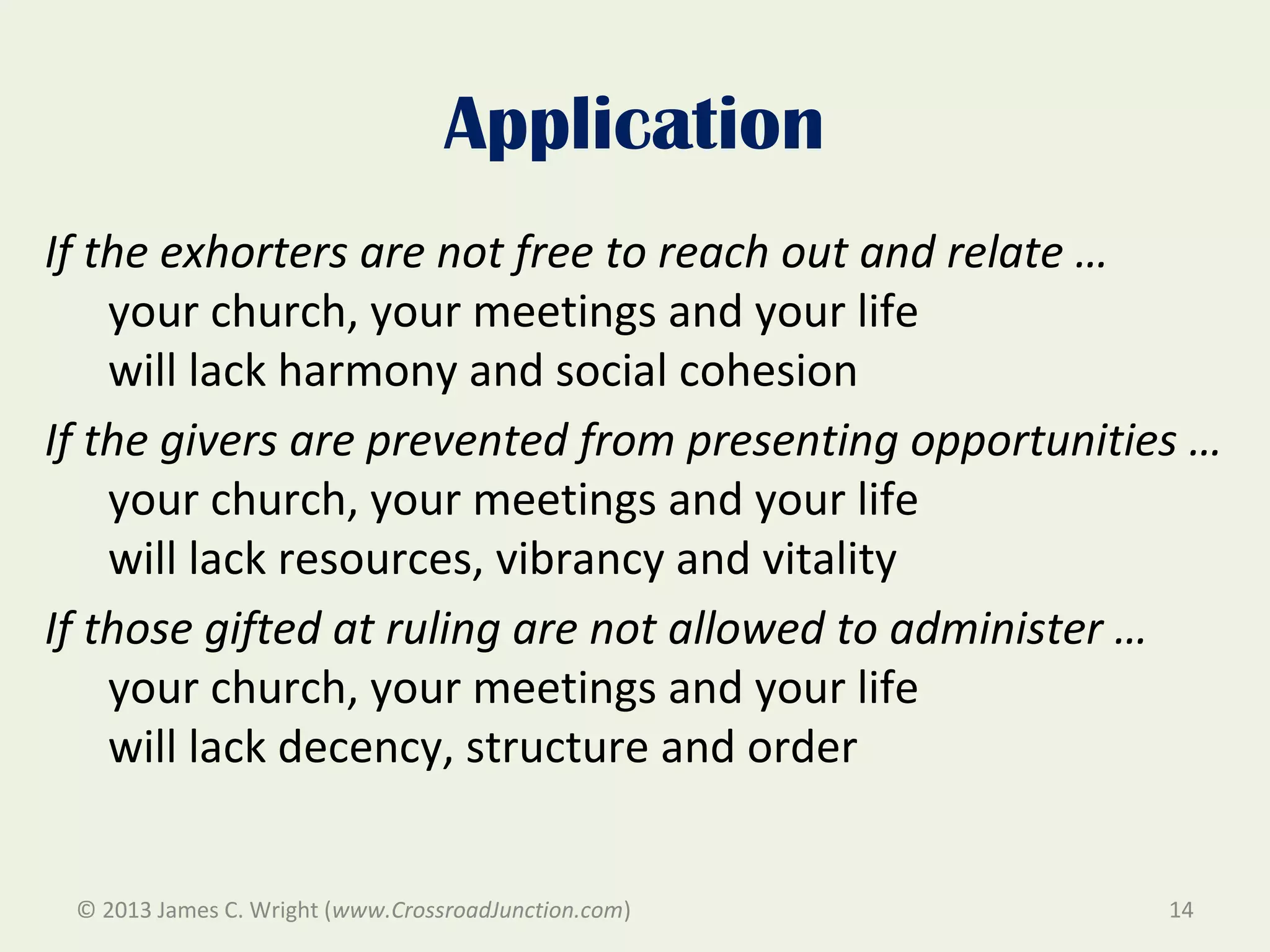 Understanding The Seven Motivational Gifts in Romans 12 | PPT