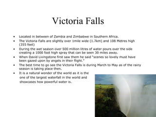The Seven Natural Wonders of the World | PPT