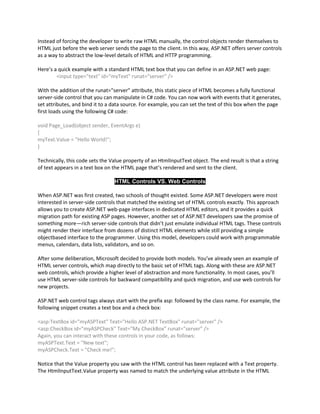 The Seven Pillars Of Asp.Net | Web Development | Internet