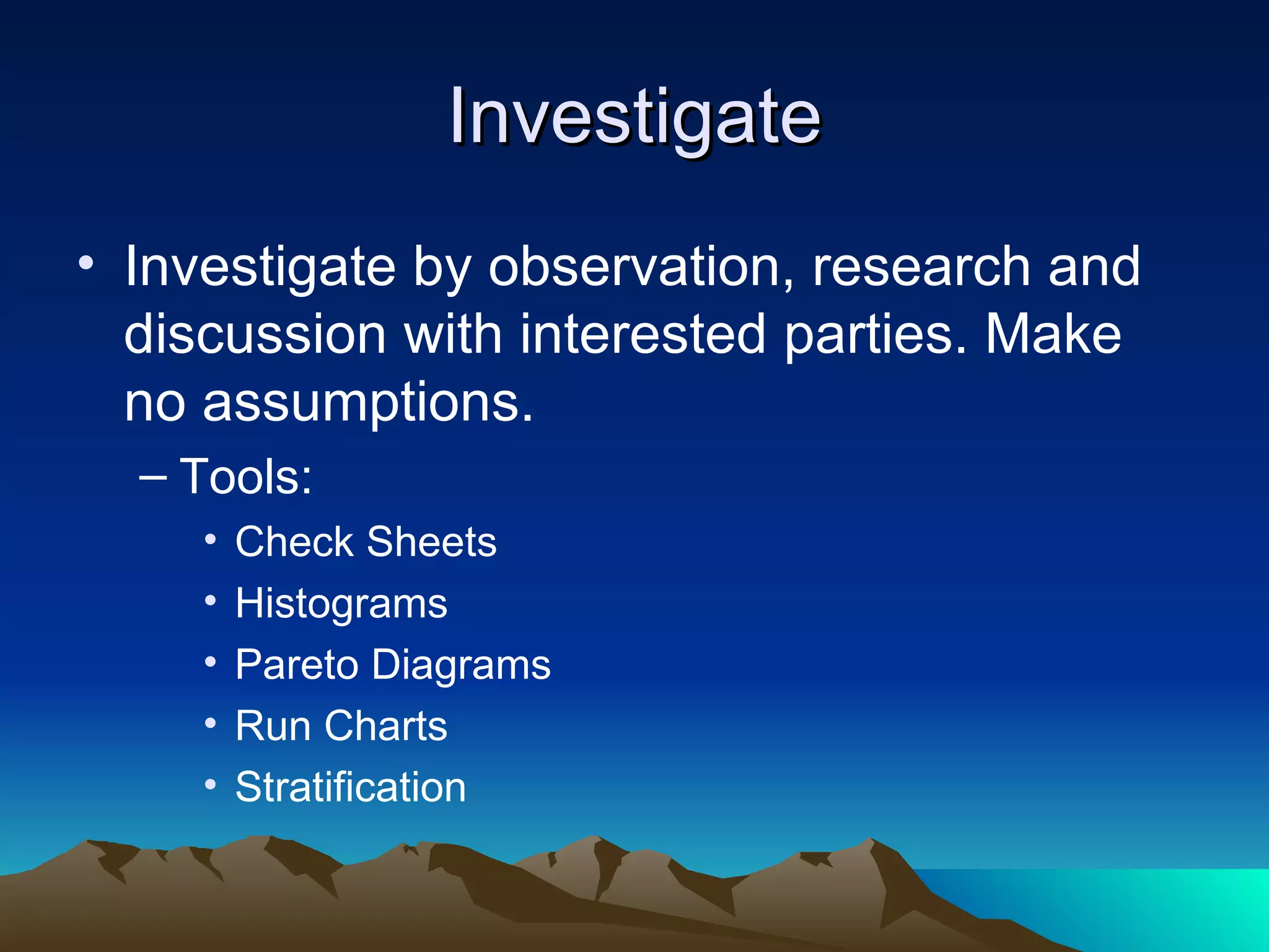 The Seven Problem Solving Steps Ppt