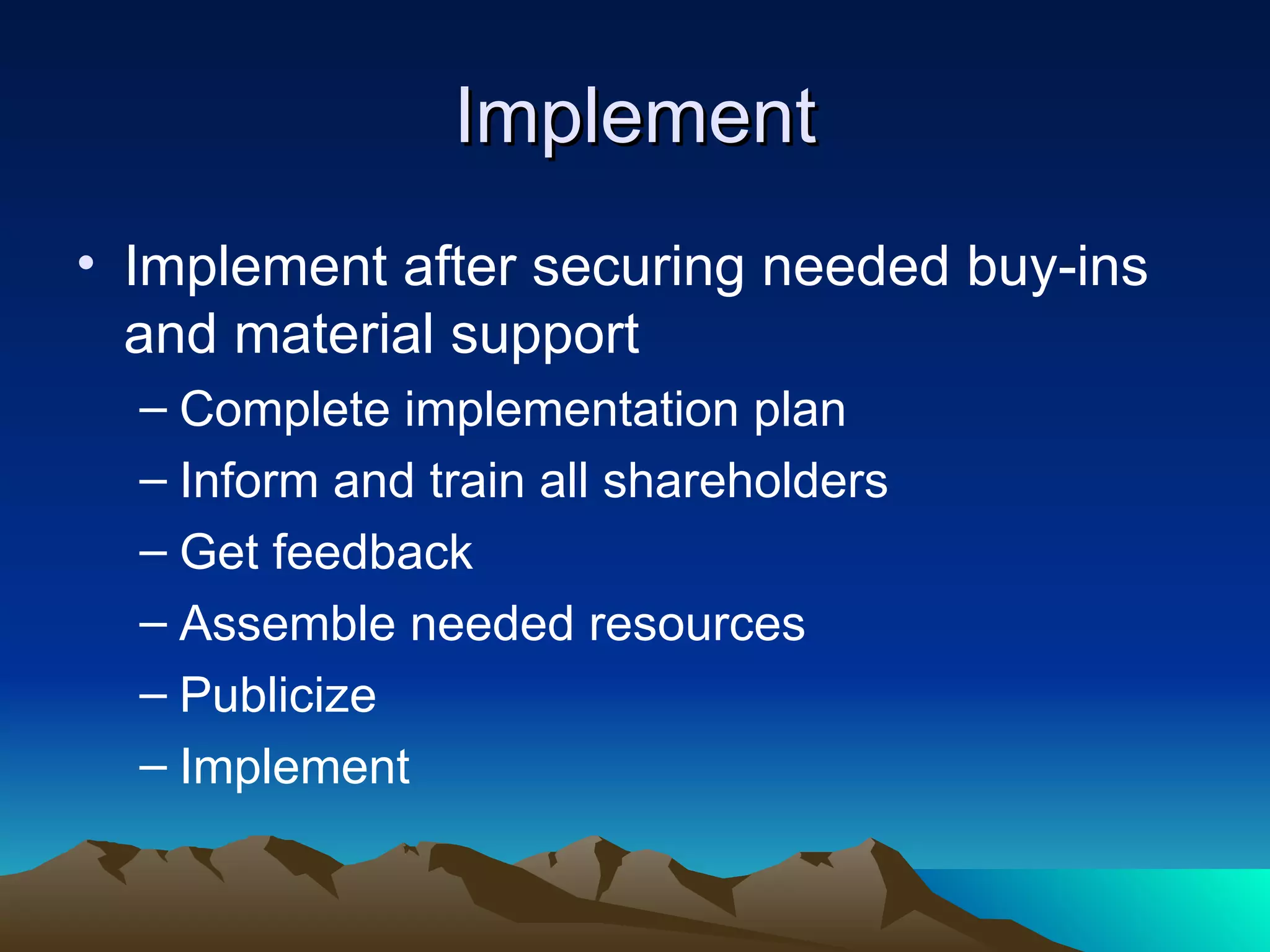 The Seven Problem Solving Steps | PPT