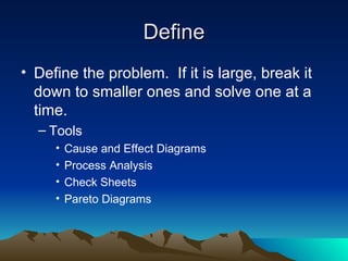 The Seven Problem Solving Steps | PPT