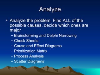 The Seven Problem Solving Steps | PPT