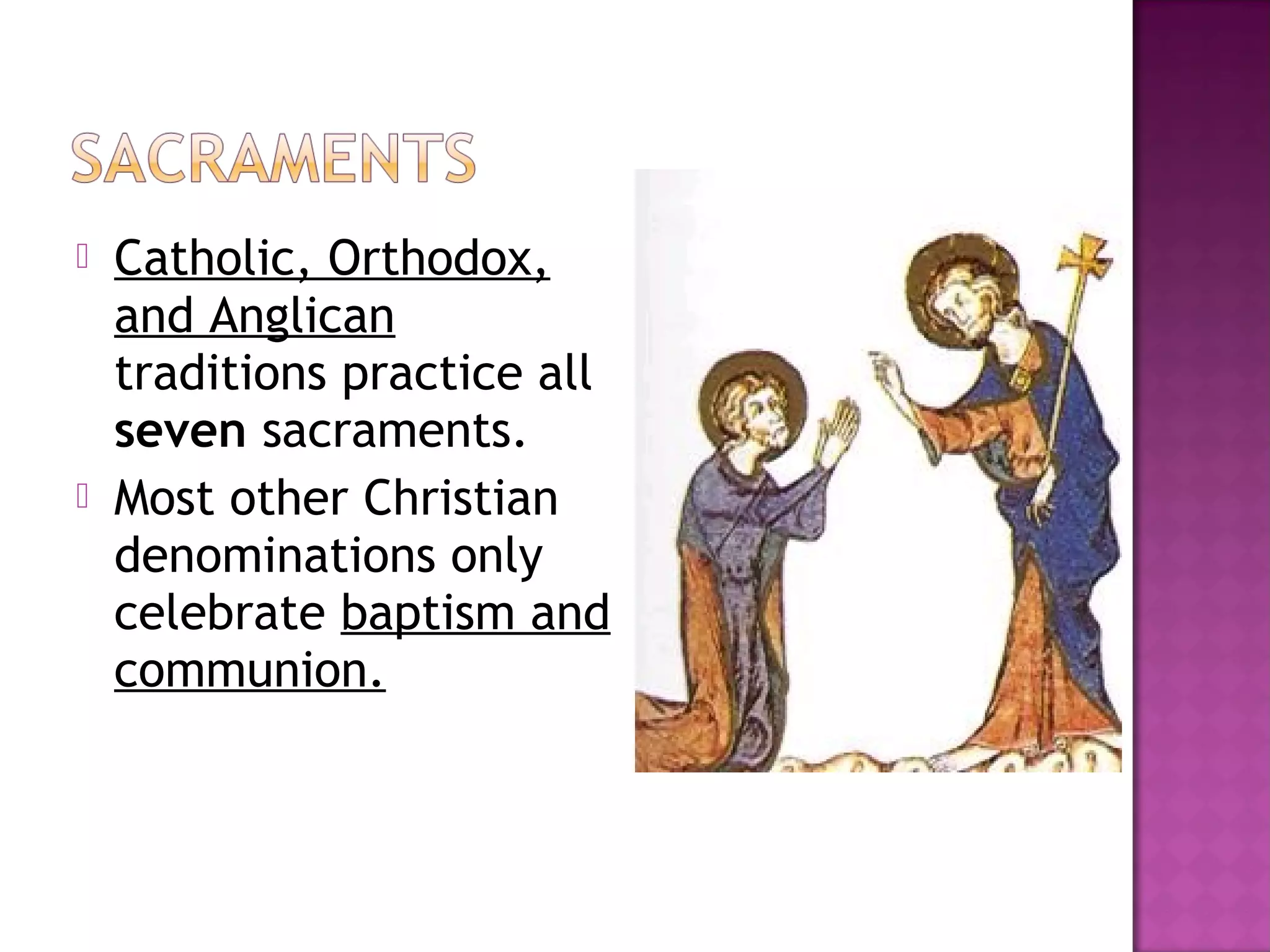 The seven sacraments | PPT