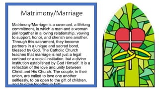 The Seven Sacraments | PPTX