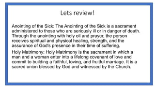 The Seven Sacraments | PPTX