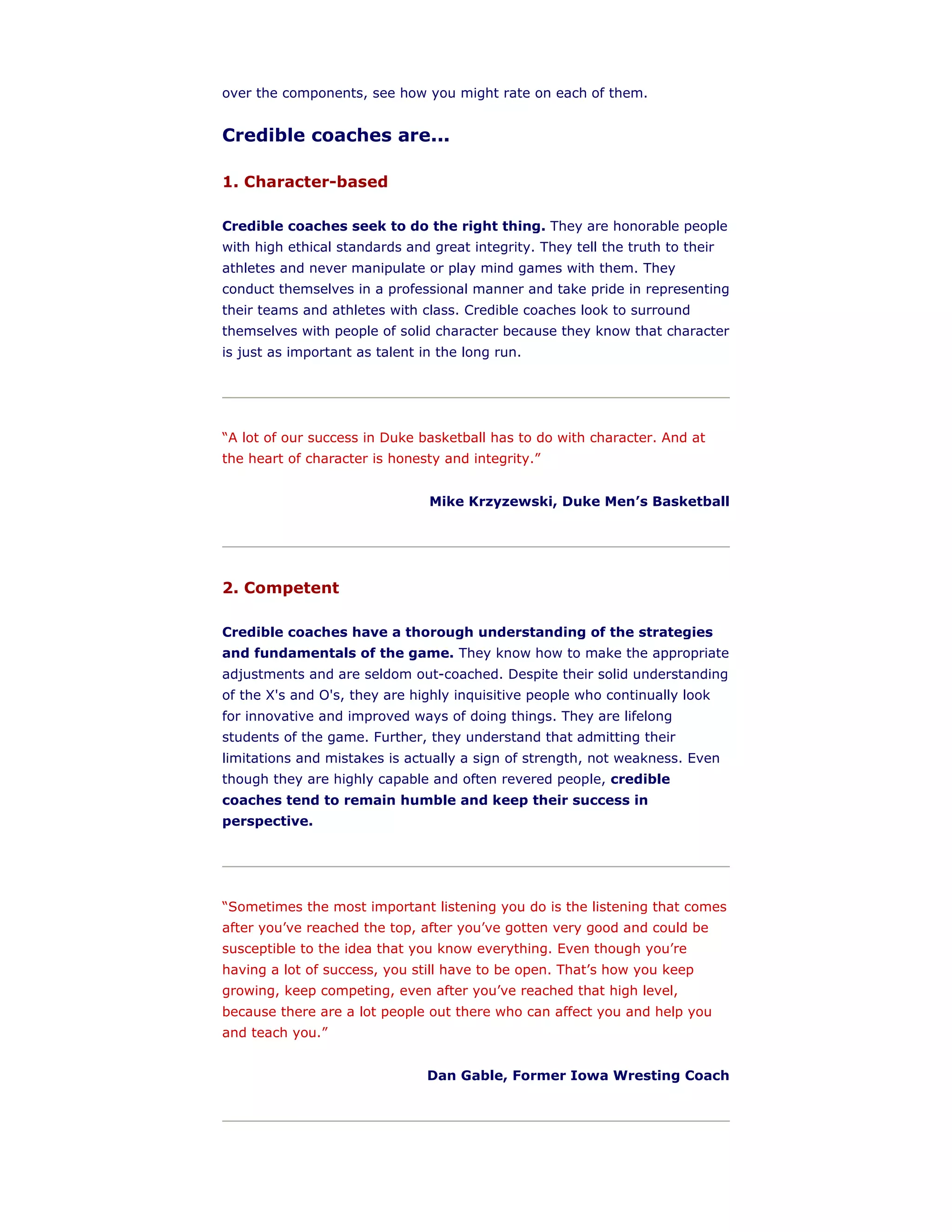 The seven secrets of successful coaches | PDF