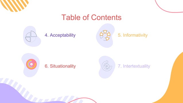 THE SEVEN STANDARDS OF TEXTUALITY_INTRO TO STYLISTICS.pptx | Chemistry | Science