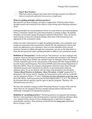 The Seven Steps To Building A Successful Prevention Program | DOC