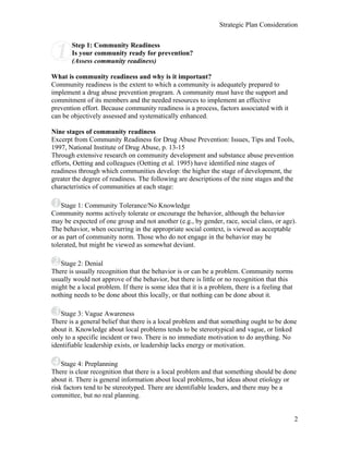 The Seven Steps To Building A Successful Prevention Program | DOC