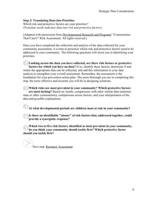 The Seven Steps To Building A Successful Prevention Program | DOC